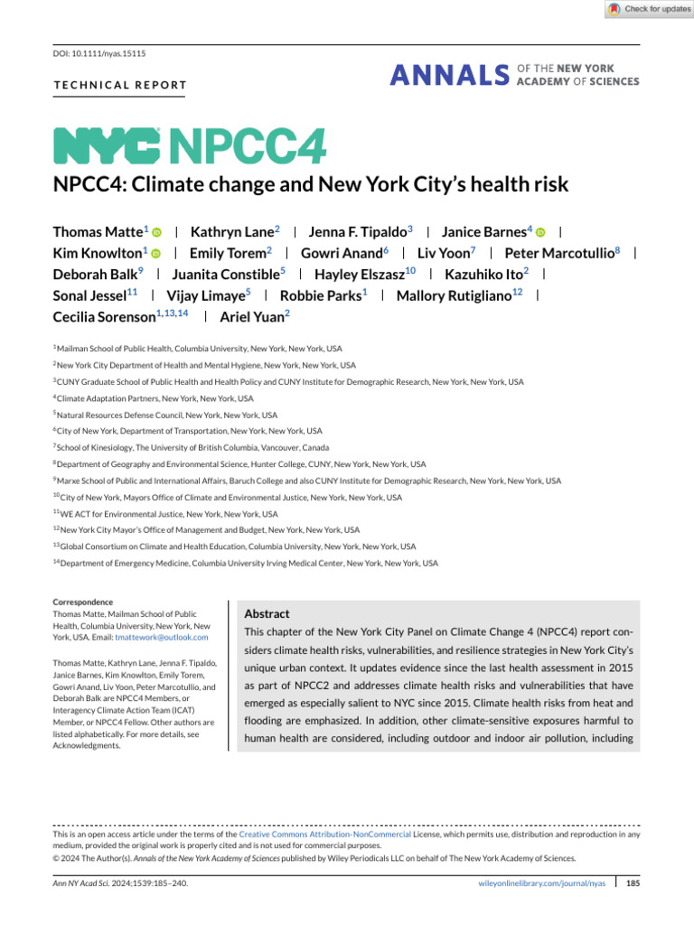 Annals of The New York Academy of Sciences - 2024 - Matte - NPCC4 ...