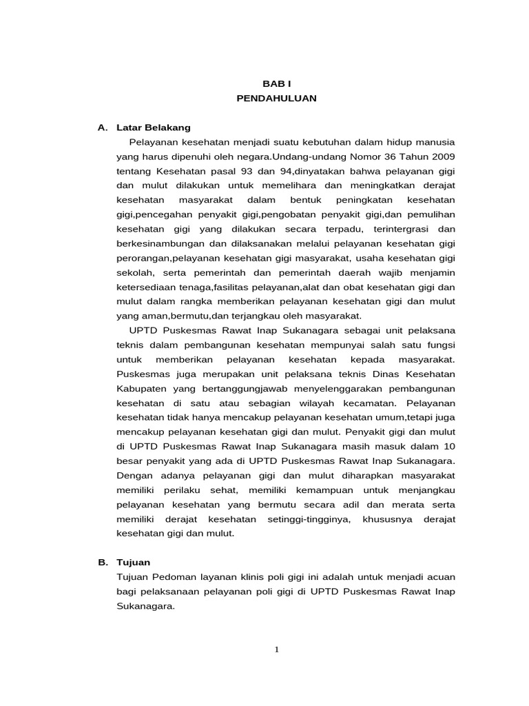 pedoman bp gigi skg | PDF