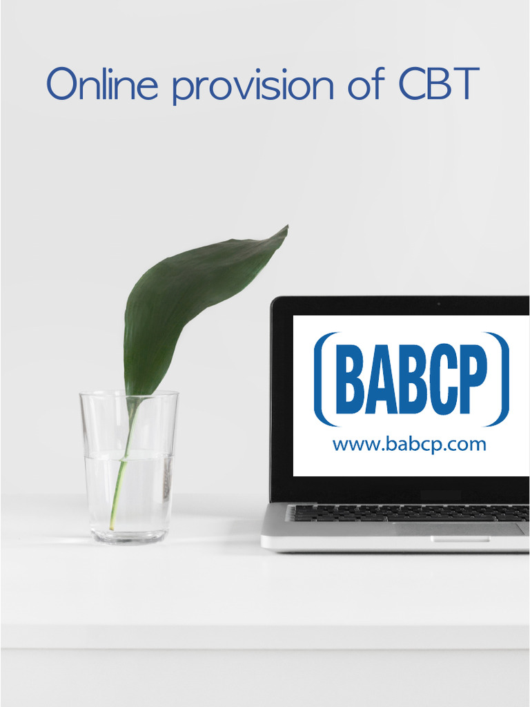 BABCP - Online Provision of CBT FINAL Jun 2021 | PDF | Cognitive Behavioral Therapy | Psychotherapy