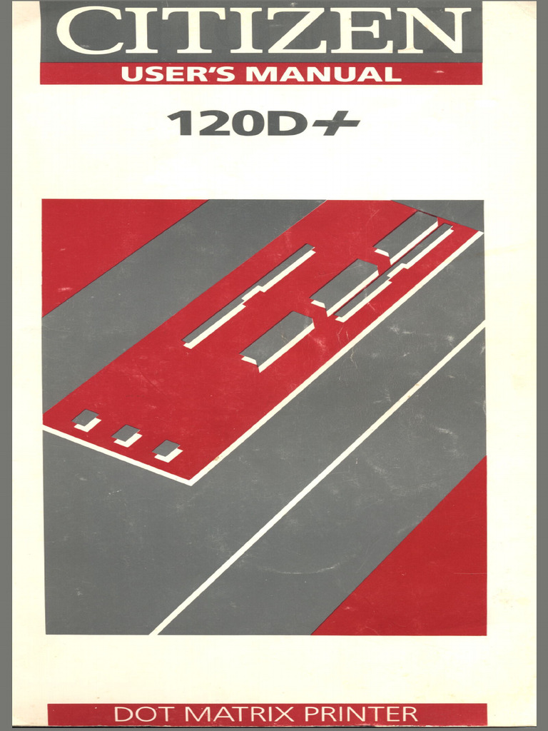 Citizen 120D+ Users Manual | PDF