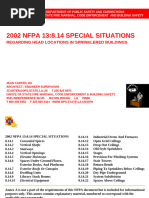 NFPA 13 2019 Sprinkler Location Guide | PDF | Fire Sprinkler System ...