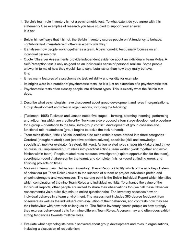 Group Behaviour | PDF | Decision Making | Cognition