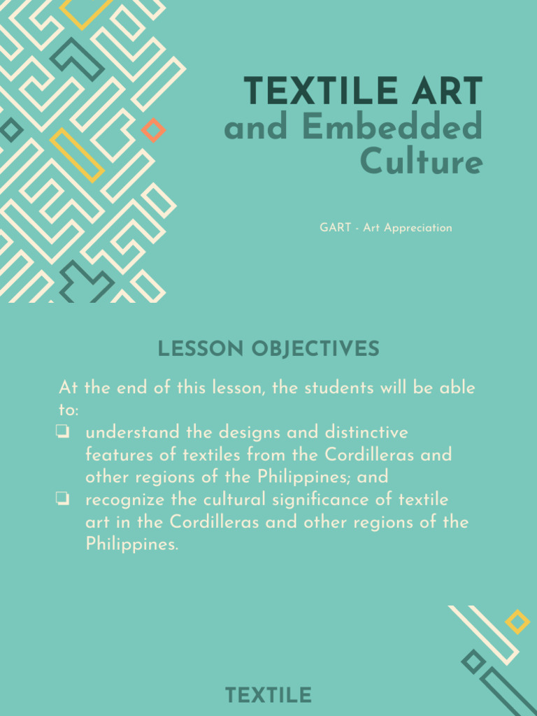 GART Finals Lesson 2 | PDF | Weaving | Textiles
