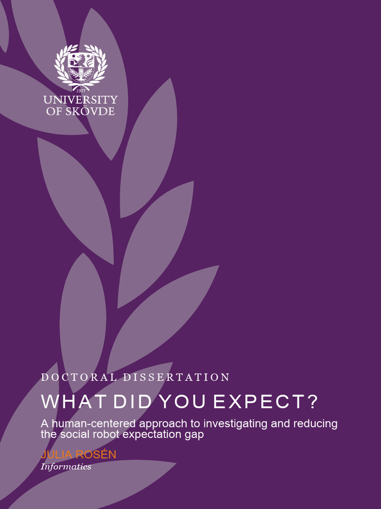 WHAT DID YOU EXPECT? A Human-Centered Approach To Investigating and ...