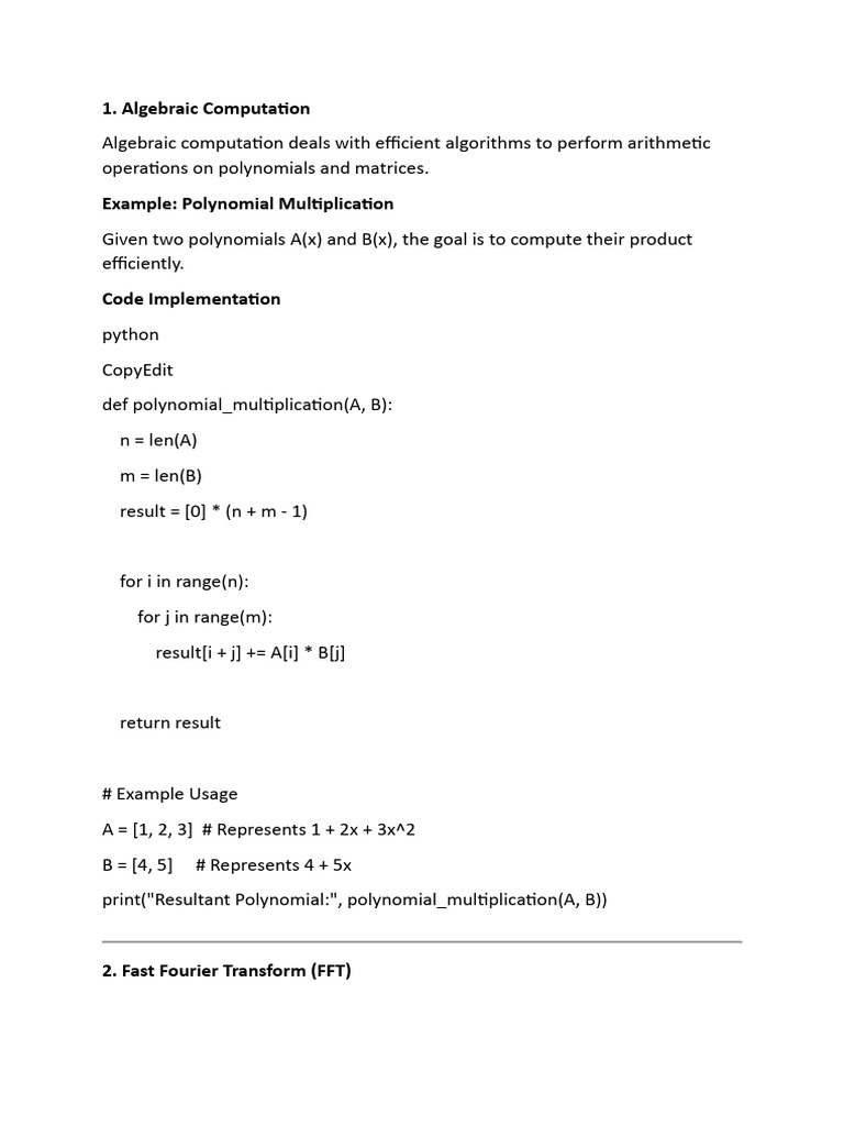 DAA summarized unit 5 | PDF | Fast Fourier Transform | Dynamic Programming