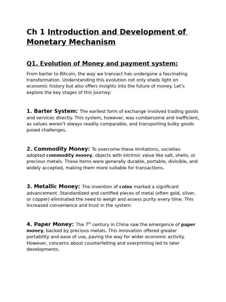 Document (1) | PDF | Quantity Theory Of Money | Money Supply