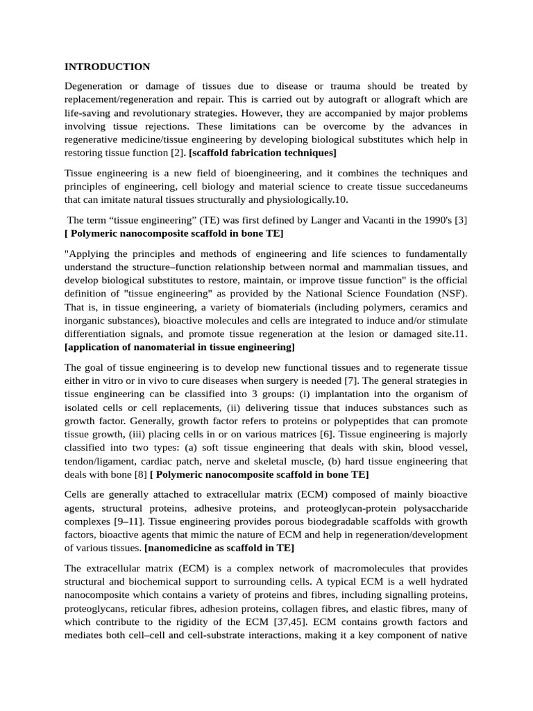 TiO2 paper (1) | PDF | Extracellular Matrix | Tissue Engineering