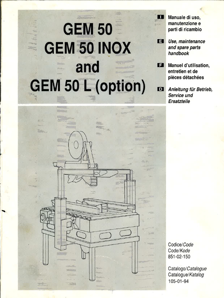 GEM 50 manual | PDF