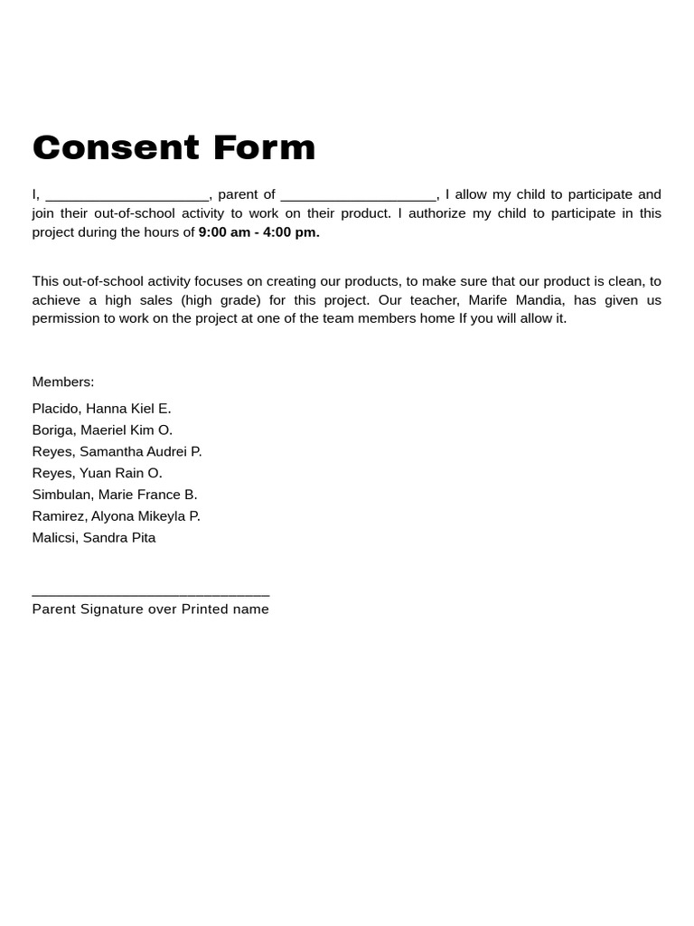 Consent Form - 20241019 - 031630 - 0000 | PDF