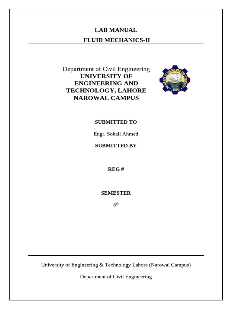 AFM Manual Final 22 edited - Copy | PDF | Reynolds Number | Laminar Flow