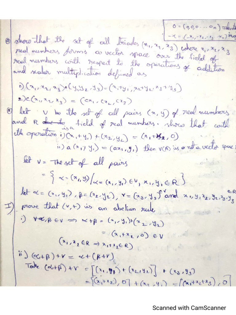 2a vectors space | PDF