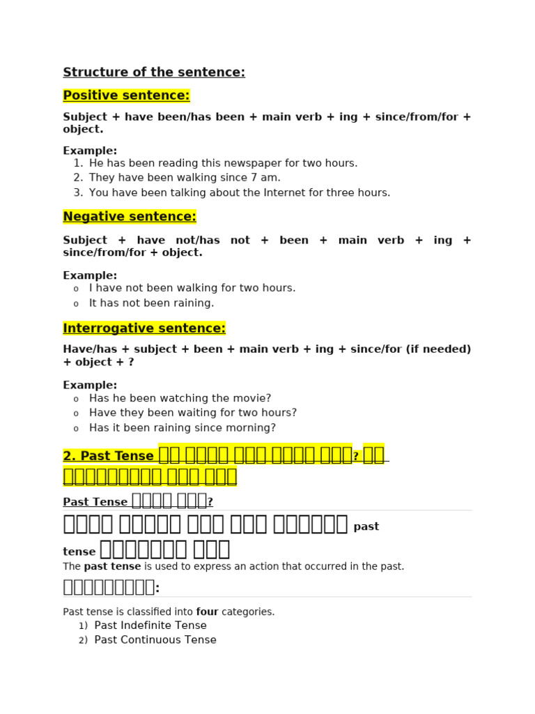 4. Sentence Structure | PDF