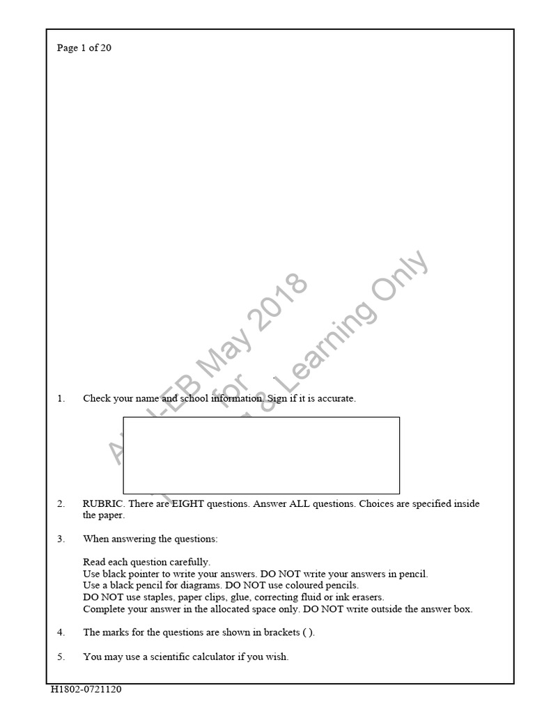 Mathematics HSSC II Paper II | PDF | Qualifications
