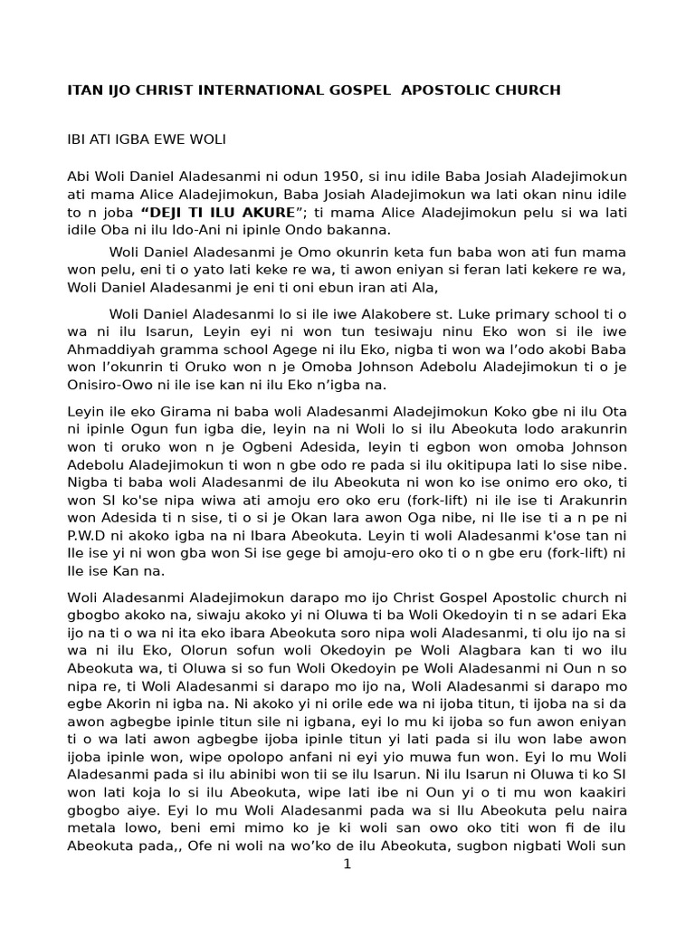 Last History Yor | PDF