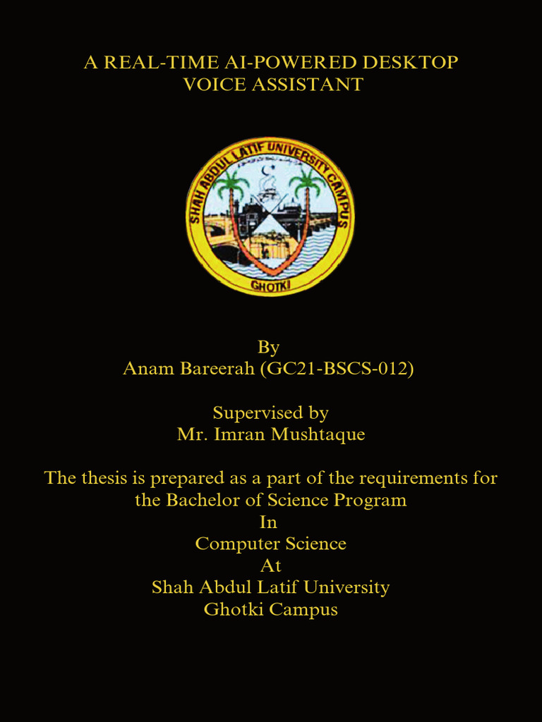 Thesis Cover Page Black | PDF