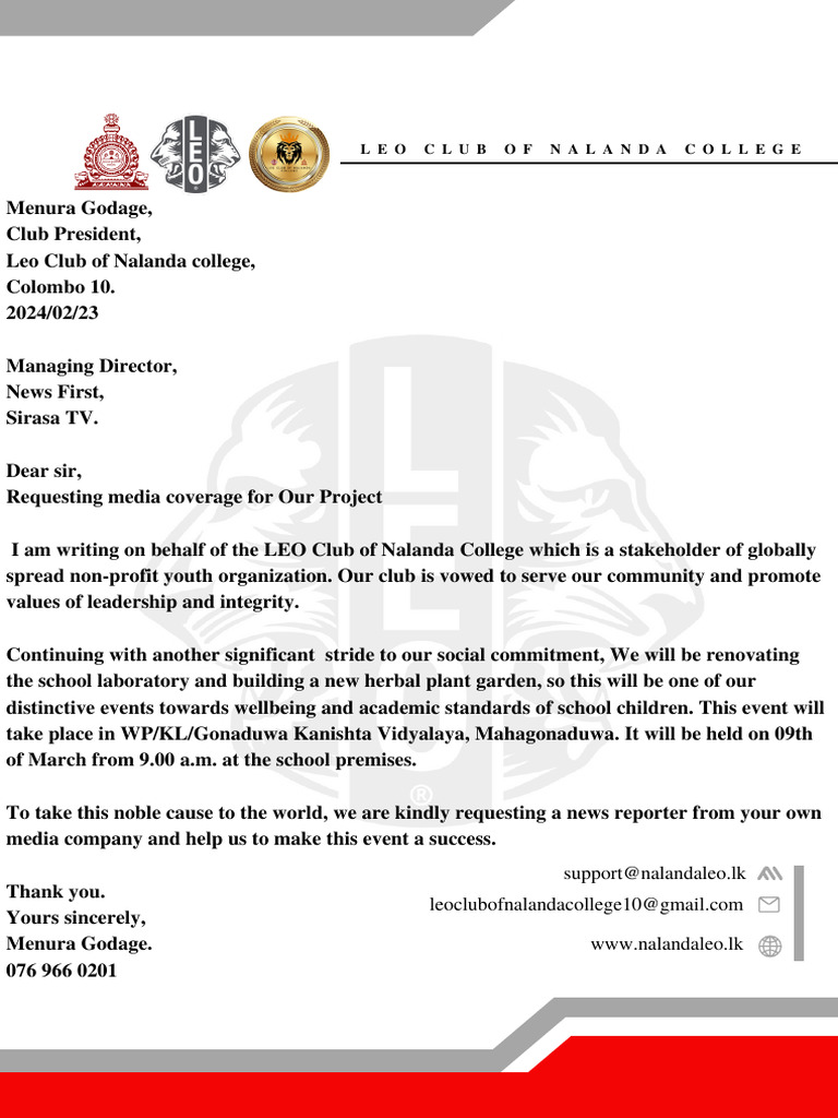 Letter Head | PDF
