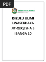 ISIZULU LESSON PLAN 5 A Term3 Grade6 2016 | PDF
