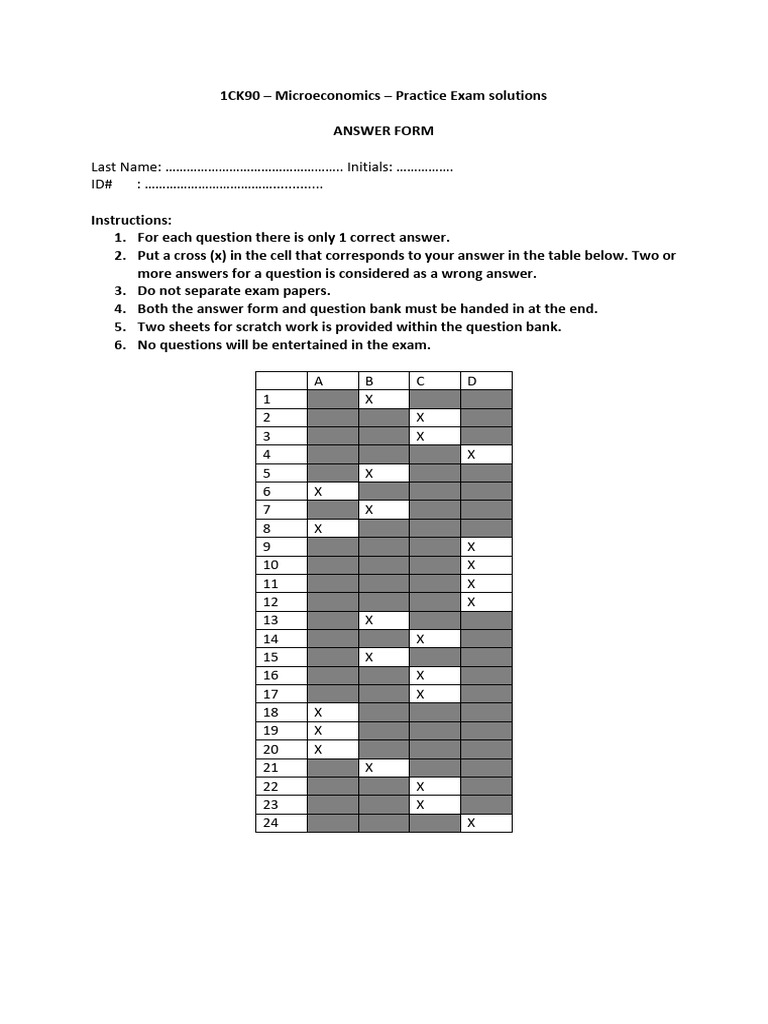 1CK90 Midterm Practice Exam Solution | PDF