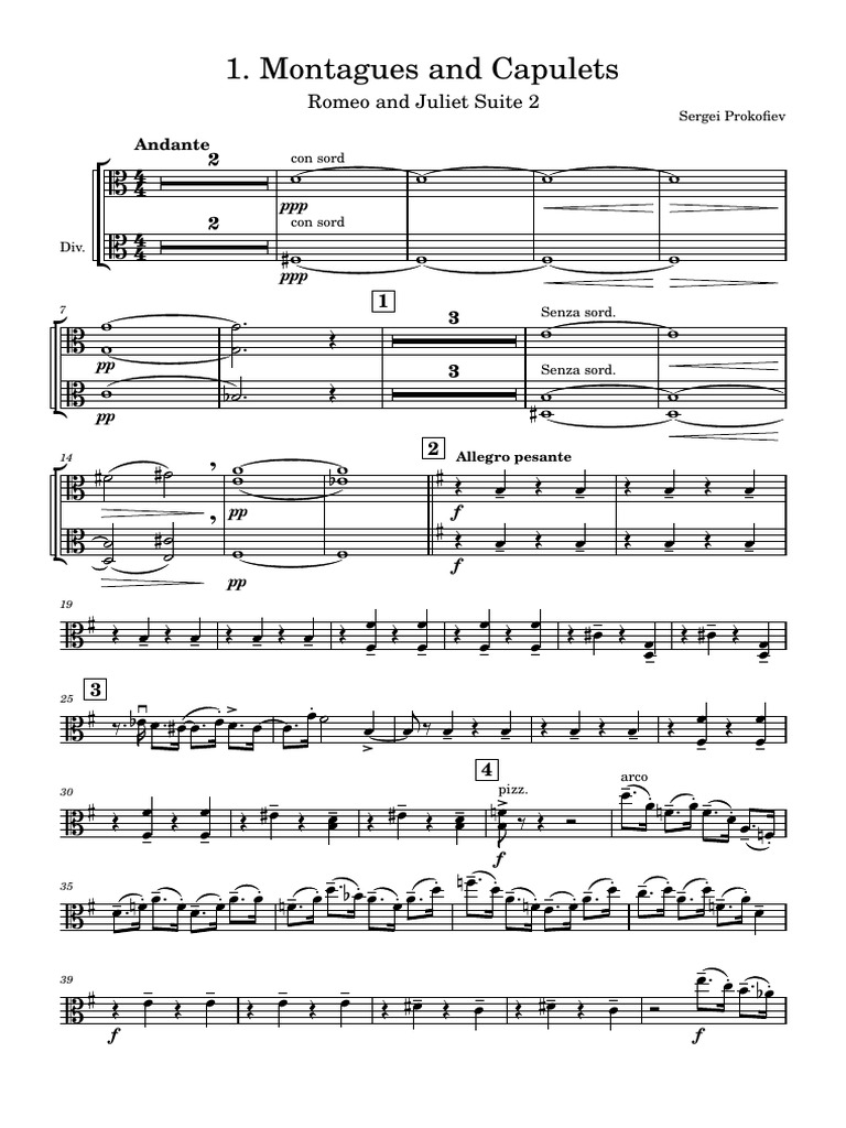 1. Montagues and Capulets viola | PDF