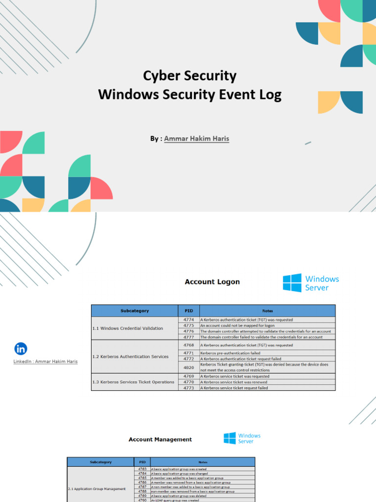 Windows Security Event Log 1729706645 | PDF