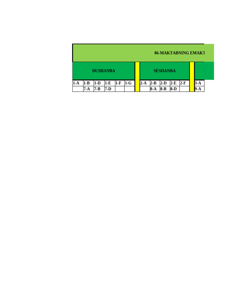86-MAKTAB KUNDALIK.COM HAFTALIK AKTIVLAR | PDF