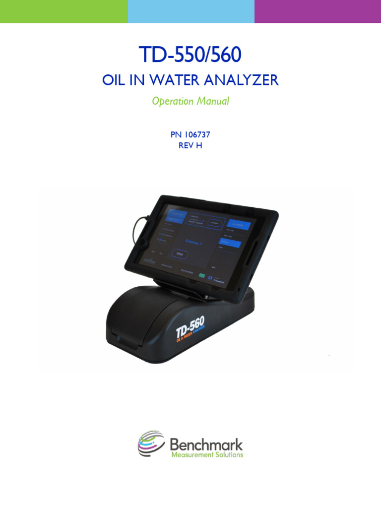 TD550 | PDF | Ultraviolet | Oil