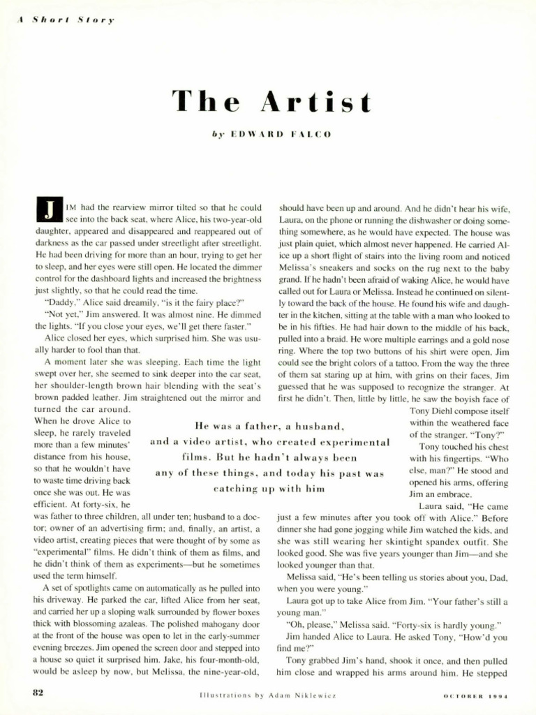 The Artist: S Hurt S Lor y | PDF