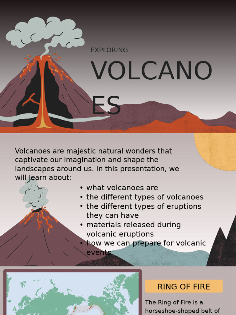 Exploring Volcanoes Earth Science Education Presentation Organic Semi ...