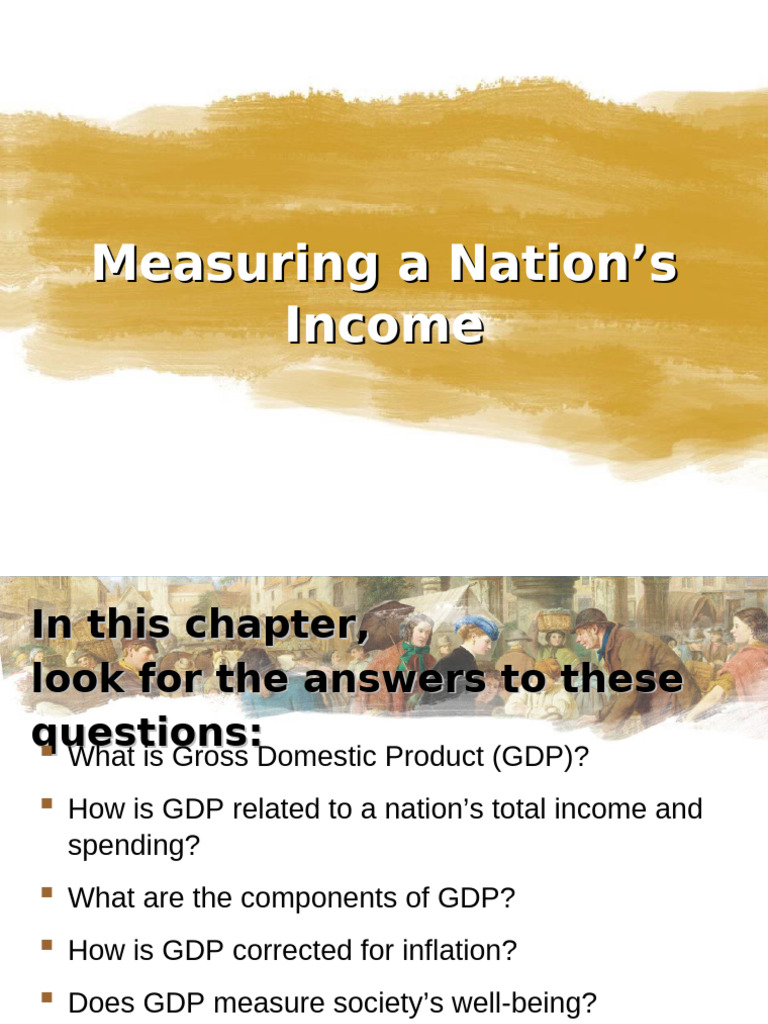 CH #10 Measuring The National Income (GDP) | PDF | Macroeconomics ...