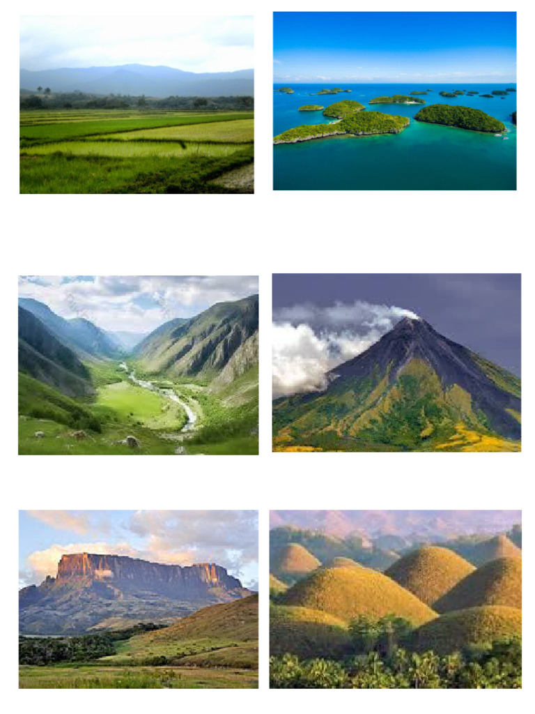 Burol, Lambak, Kaptagan, bulkan | PDF