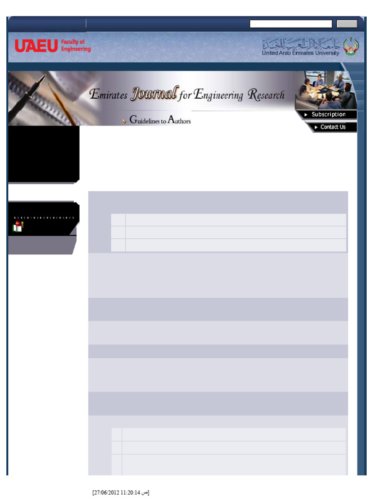 UAEU - Faculty of Engineering | PDF