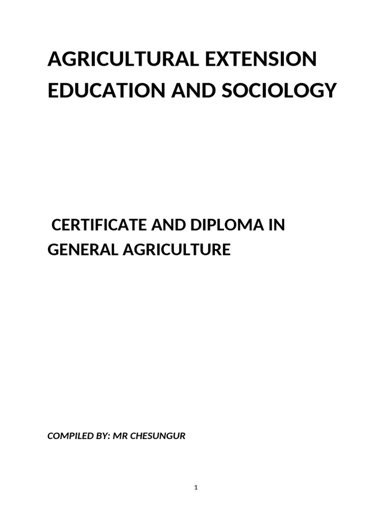 11 Principles of Extension Education | PDF | Leadership | Family