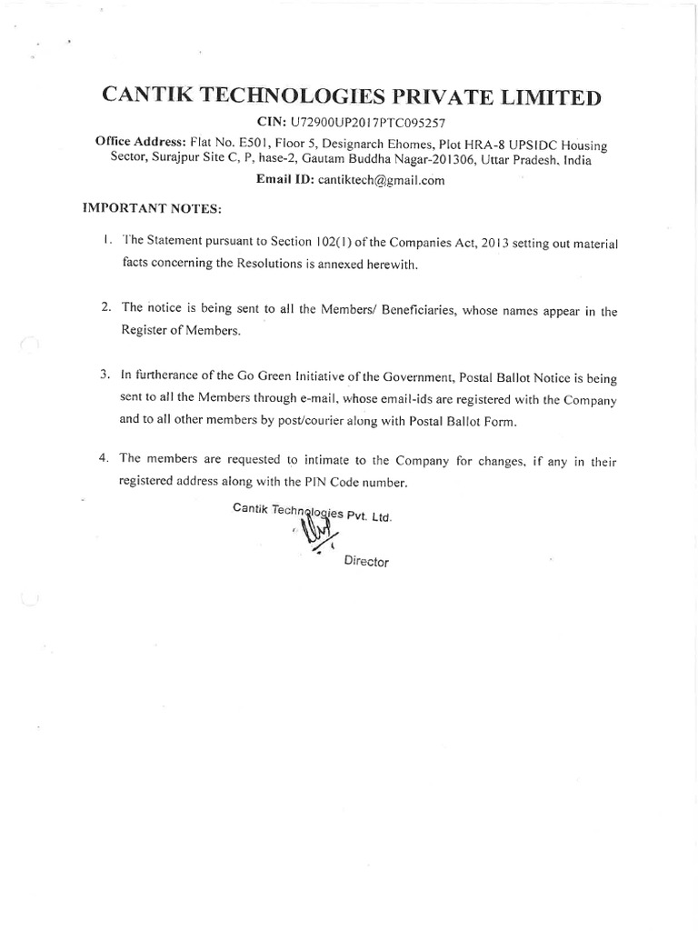 NOTICE OF EGM_ | PDF