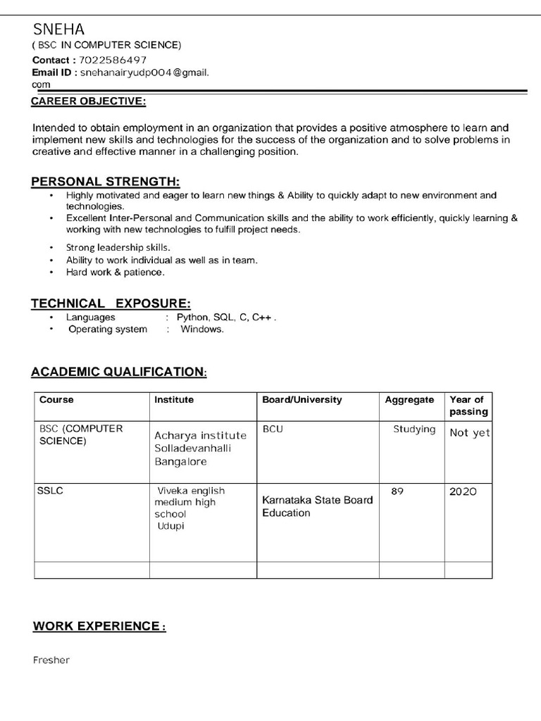 Nisha Resume 3 | PDF