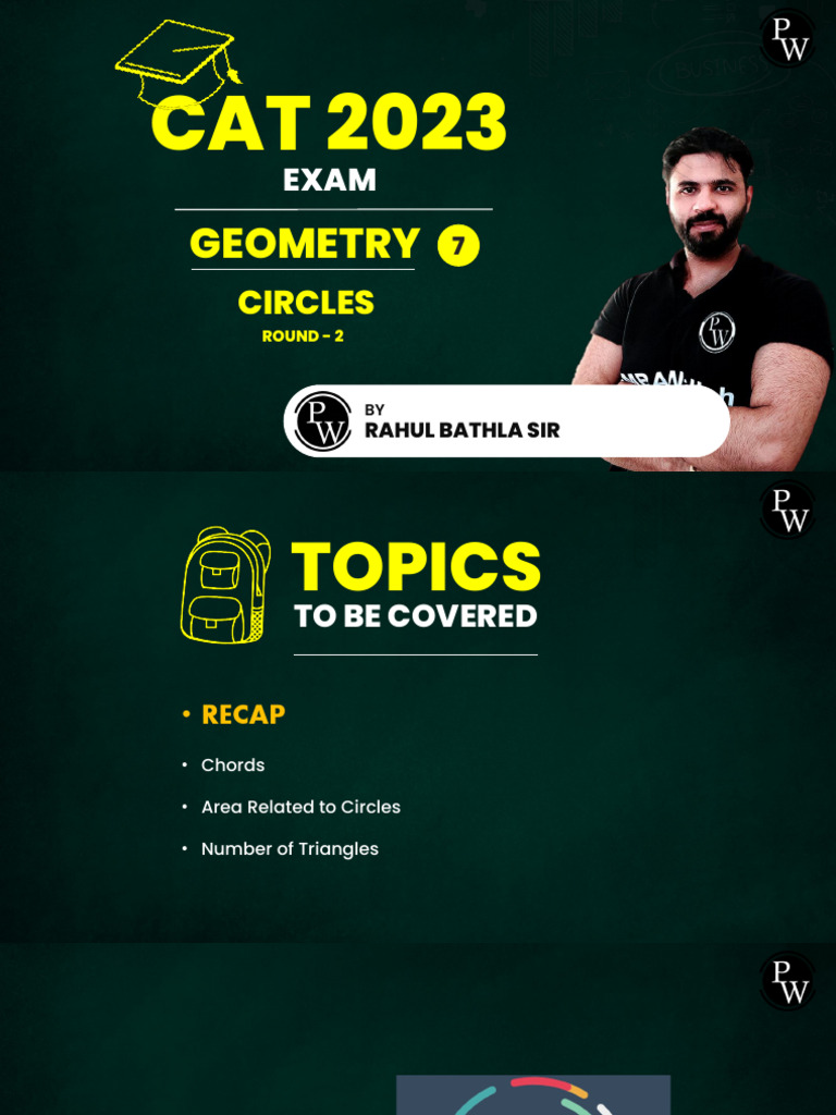 Geometry 07 - Circles-2 Area Related To Circles - Common Chord ...