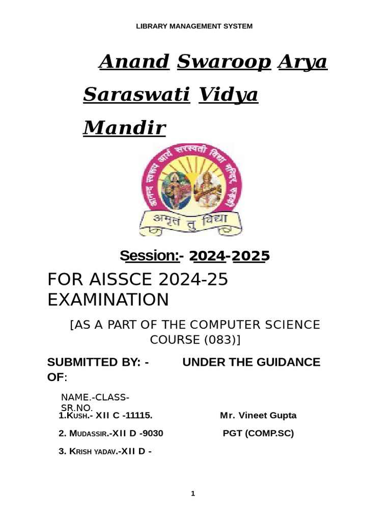 Anand Swaroop Arya | PDF | My Sql | Databases