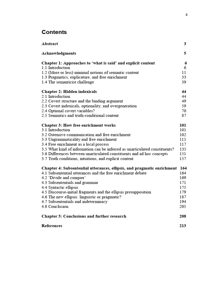 Hall - Unarticulated Constituents | PDF | Semantics | Syntax