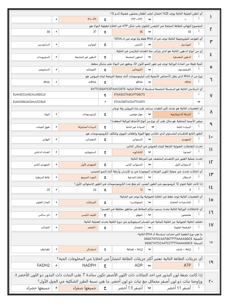 مراجعه عامة للاحياء جاهزة 144443-2⁩ | PDF