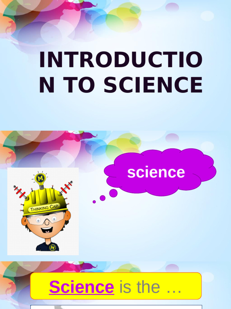 Introduction to Science | PDF