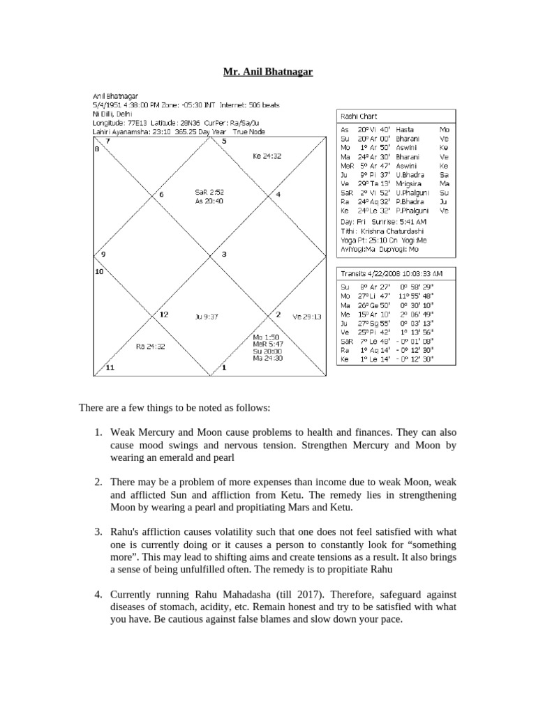Astro Answers Bhatnagar | PDF | Planets In Astrology | Gemstone