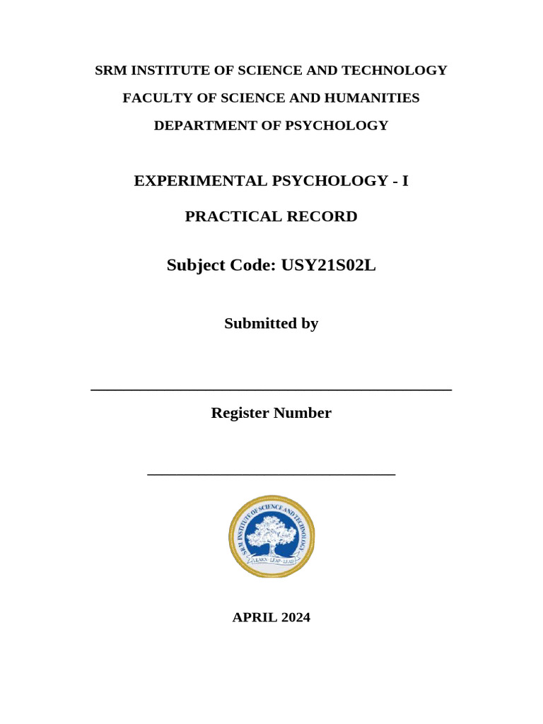 Record Front Sheets | PDF