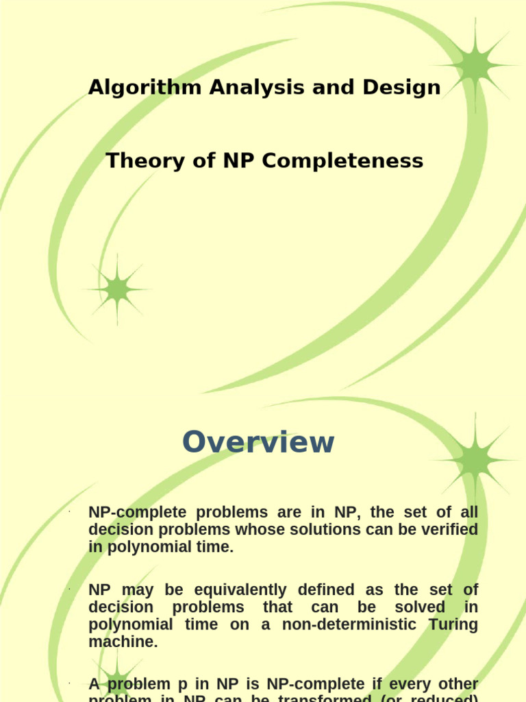 Theory of NP Completeness | PDF | Time Complexity | Theory Of Computation