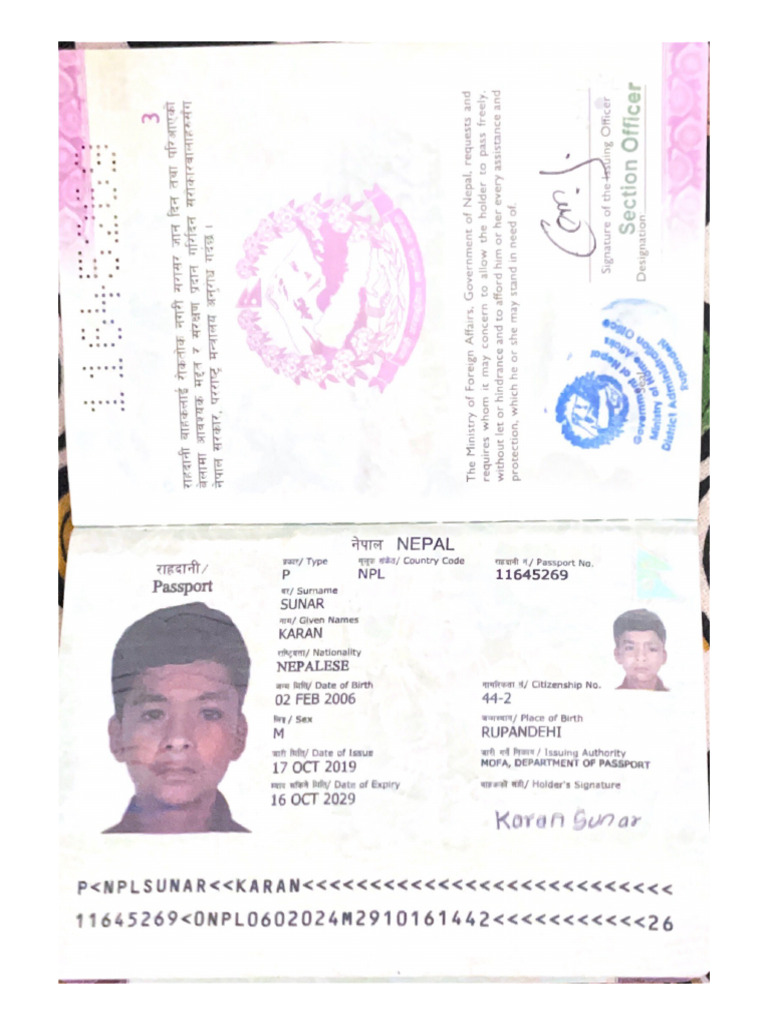 The Ministry of Foreign Affairs, Government of Nepal, Requests and | PDF