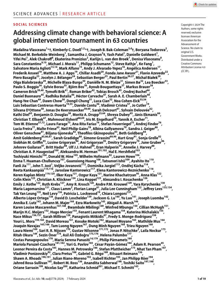 Sciadv Adj5778 | PDF | Policy | Climate Change Mitigation