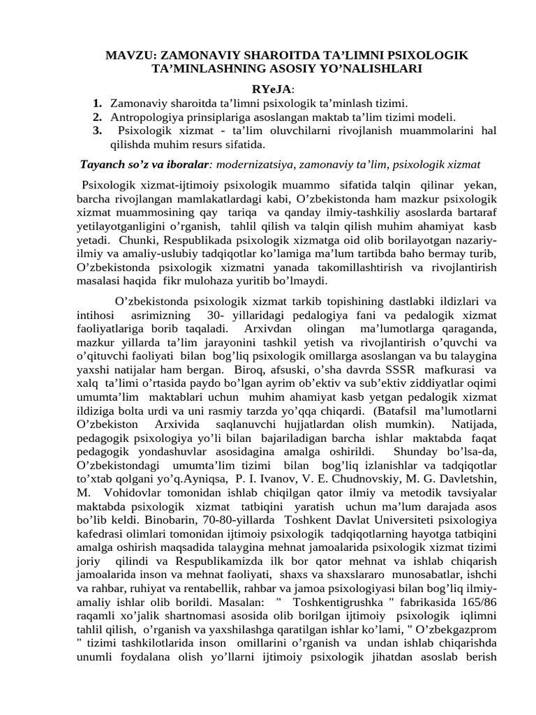 4-ma'ruza (1) | PDF