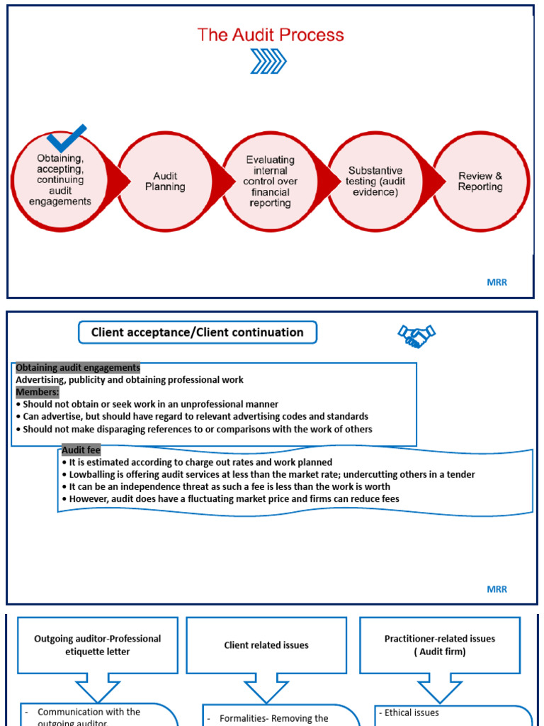 02 Acceptance of Engagement Slide | PDF | Audit | Financial Statement