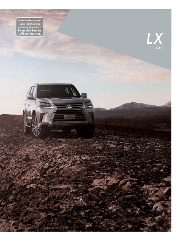 Lexus LX570 Luxury SUV Overview | PDF | Anti Lock Braking System | Vehicles