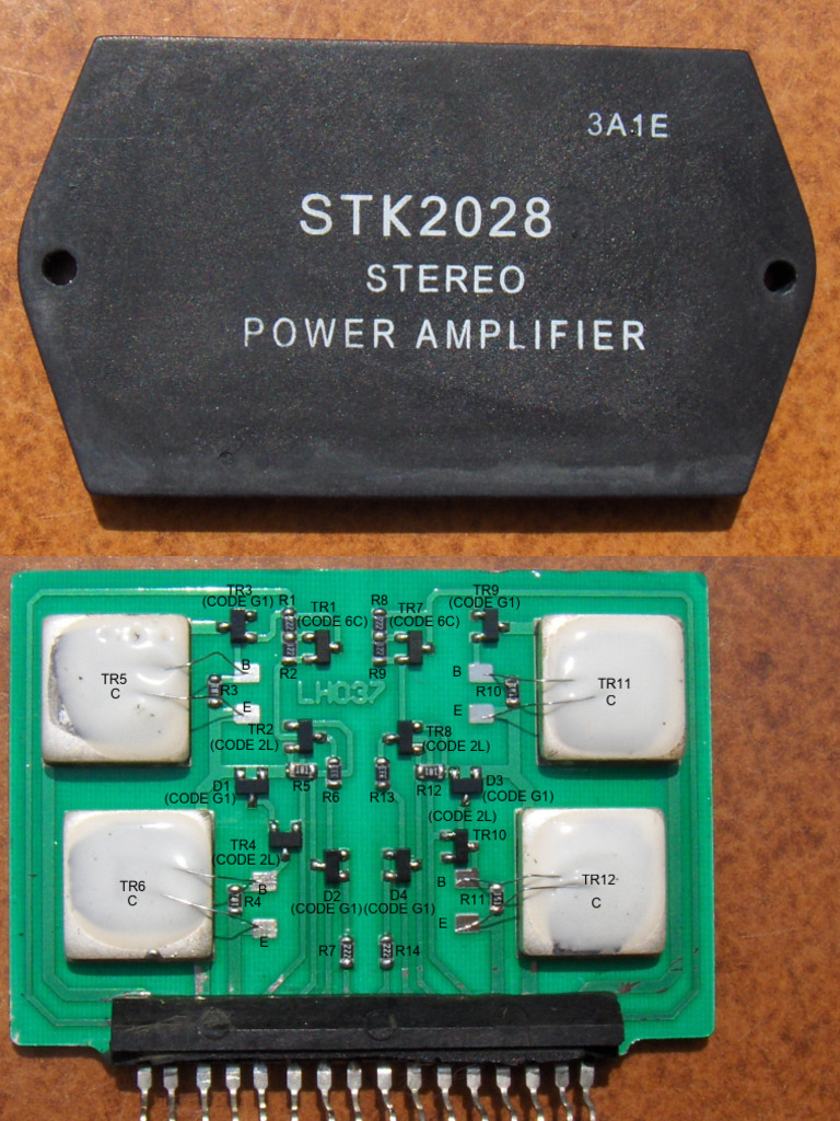 STK2028 Amplifier Circuit Diagram | PDF