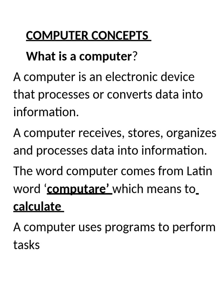 Understanding Computer Basics | PDF