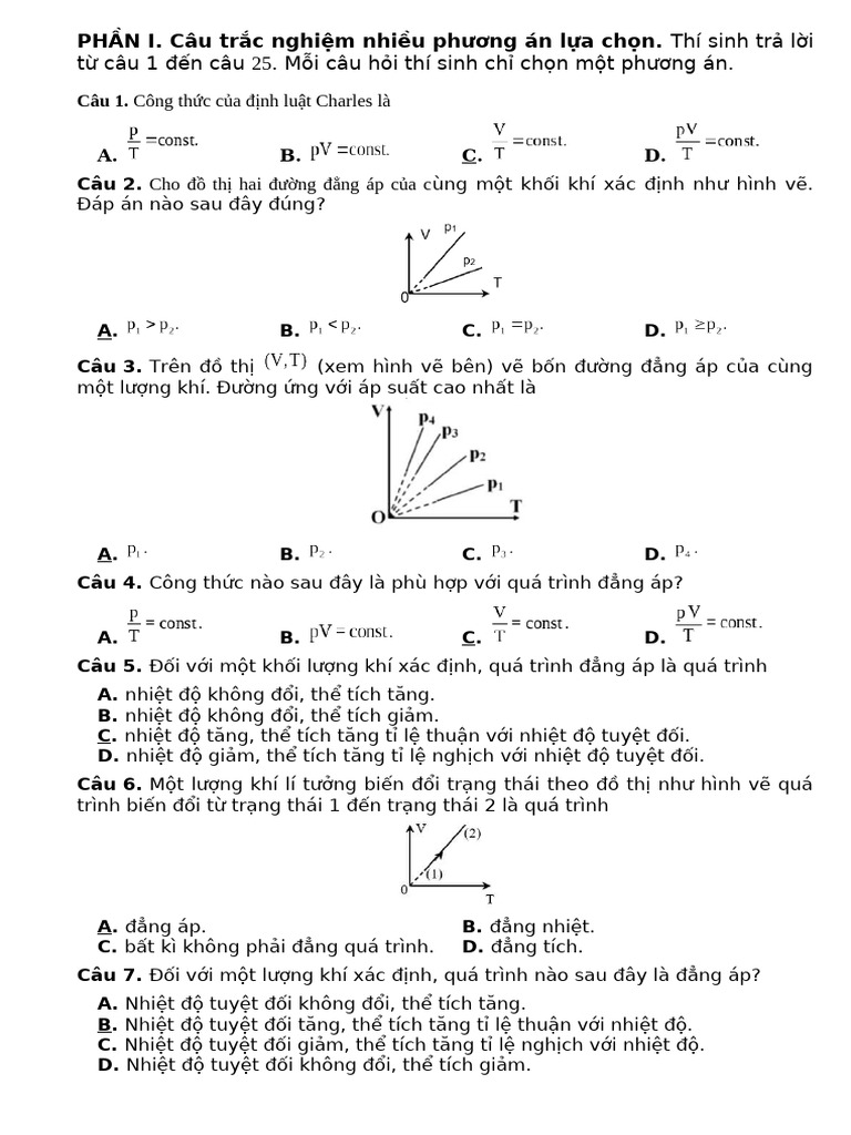 Bài 10 Định luật Charles | PDF